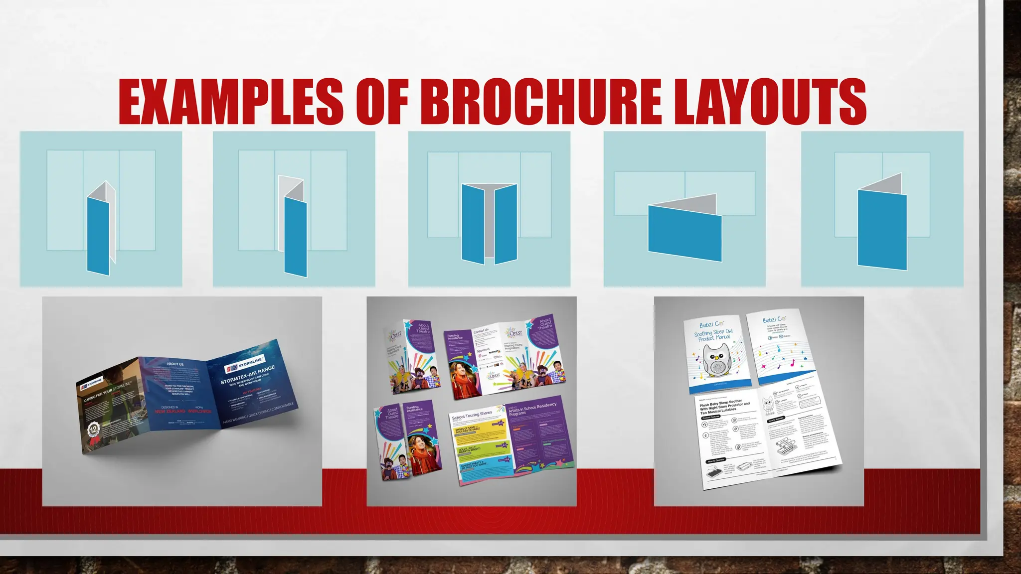 Brochure making for grade 8 Cambridge syllabus | PPTX
