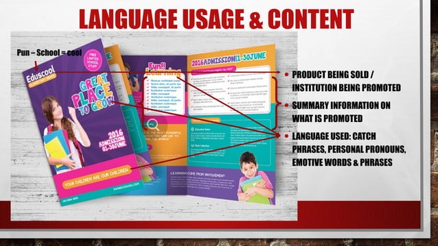 Brochure making for grade 8 Cambridge syllabus | PPTX