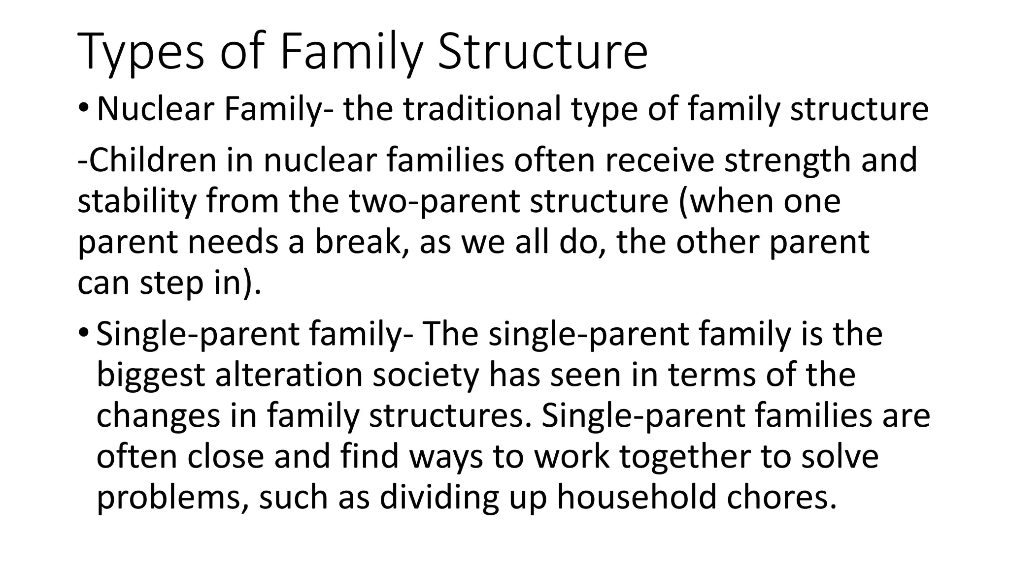 Family Structure | PPTX