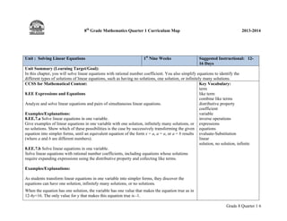Grade 8-math-quarter-1-pacing-guide (1)22 | PDF