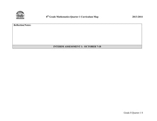 Grade 8-math-quarter-1-pacing-guide (1)22 | PDF