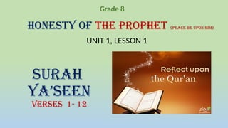 Grade-8 Honesty-of-the-prophet_unit-1-chapter-1.pptx