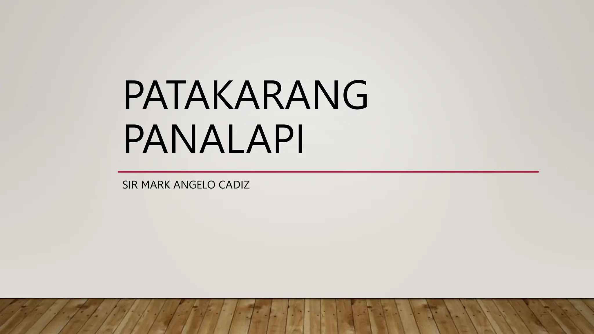 Grade 9 patakarang panlapi para sa mga studyante na naghahanap Ng ...