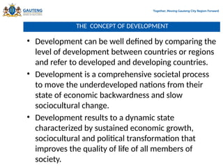 development Geography grade 9 power ppt | PPTX