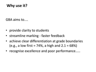 Grade based assessment | PPTX