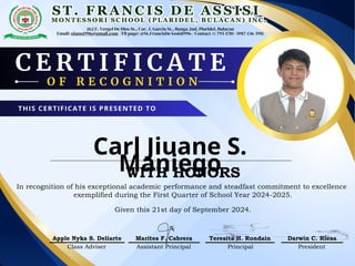 Grade-Section -SCAQ1 (S.Y. 2024-2025).pptx | Professional School ...