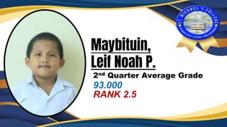 Grade 1 - SECOND QUARTER CONVOCATION.pptx