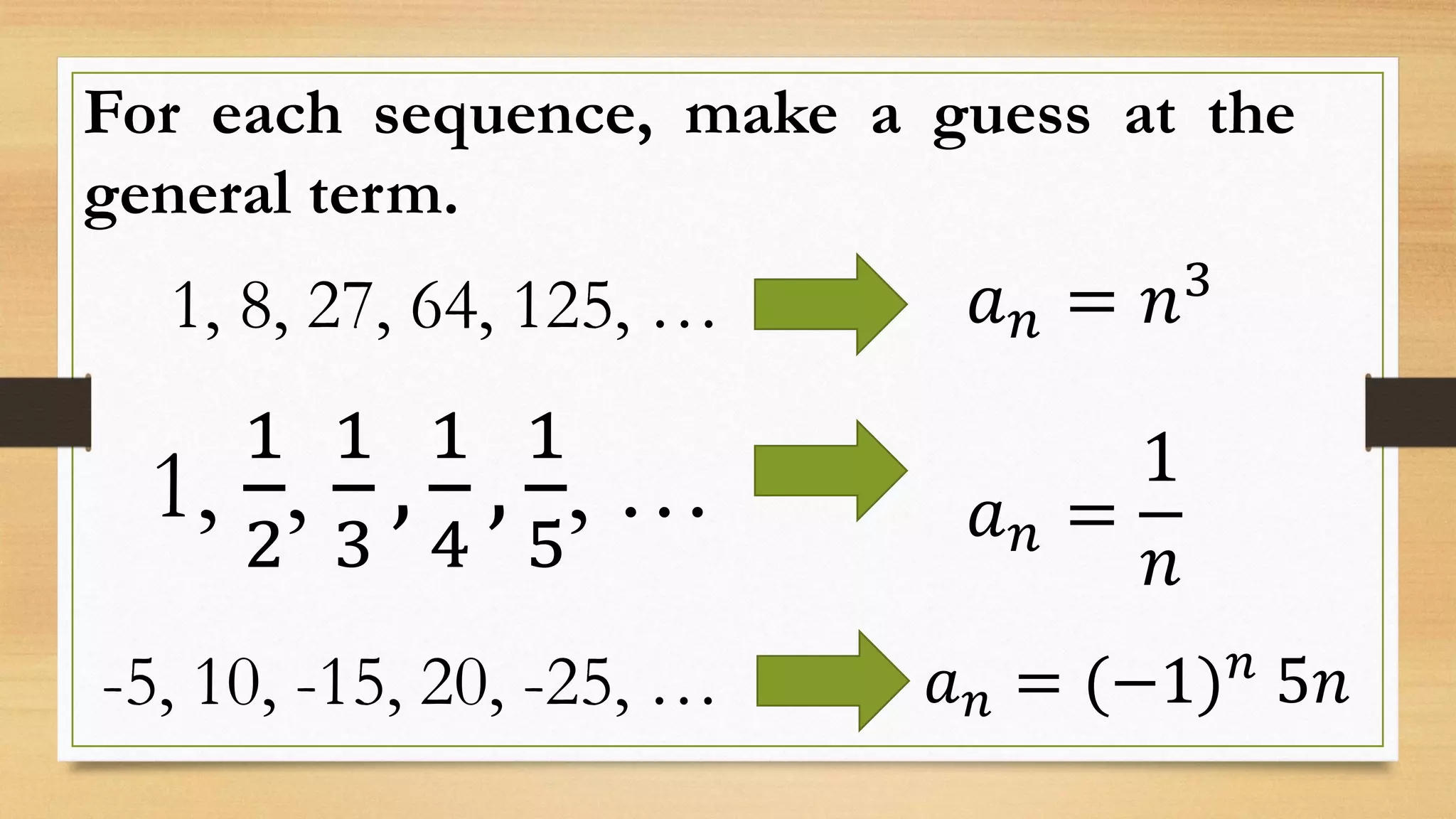 Patterns in Sequences | PDF
