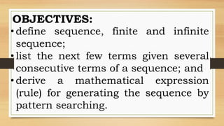 Patterns in Sequences | PDF