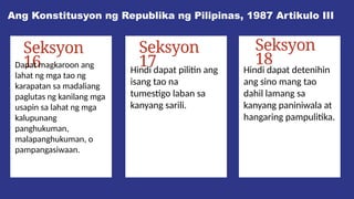 GRADE 10- BILL OF RIGHTSGRADE 10- BILL OF RIGHTS | PPTX