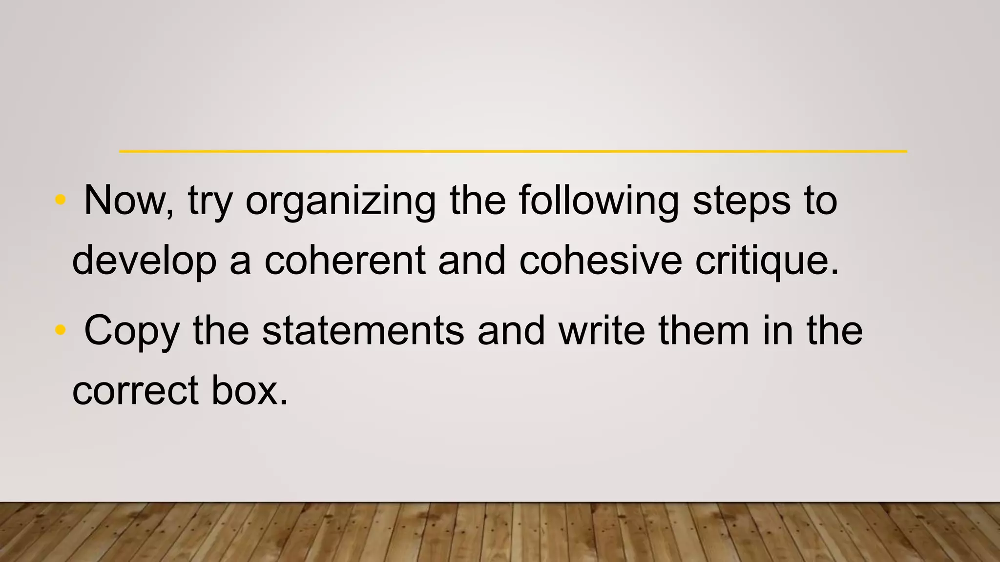 Grade 10- Compose an Independent Critique.pptx