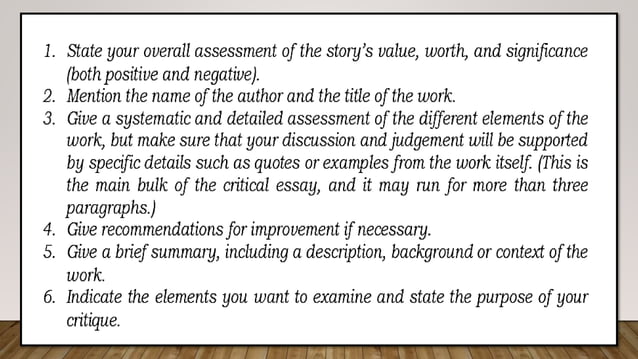 Grade 10- Compose an Independent Critique.pptx | Fiction | Books and ...