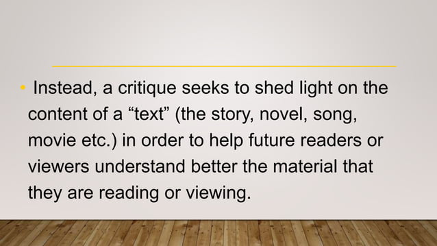 Grade 10- Compose an Independent Critique.pptx | Fiction | Books and ...