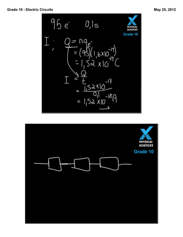 Grade 10 electric circuits | PDF | Physics | Science