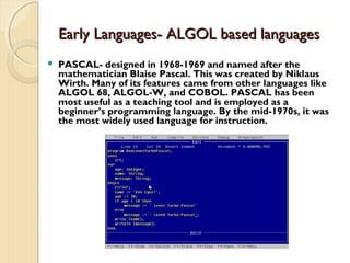 Grade 10 introduction and history of programming | PPT