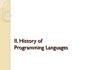 Grade 10 introduction and history of programming | PPT
