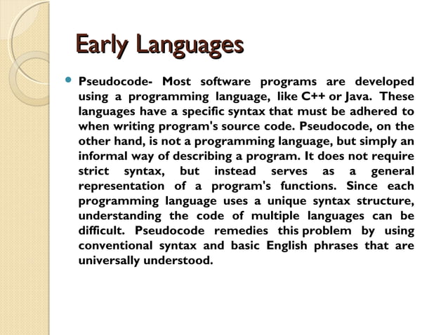 Grade 10 introduction and history of programming | PPT | Programming ...