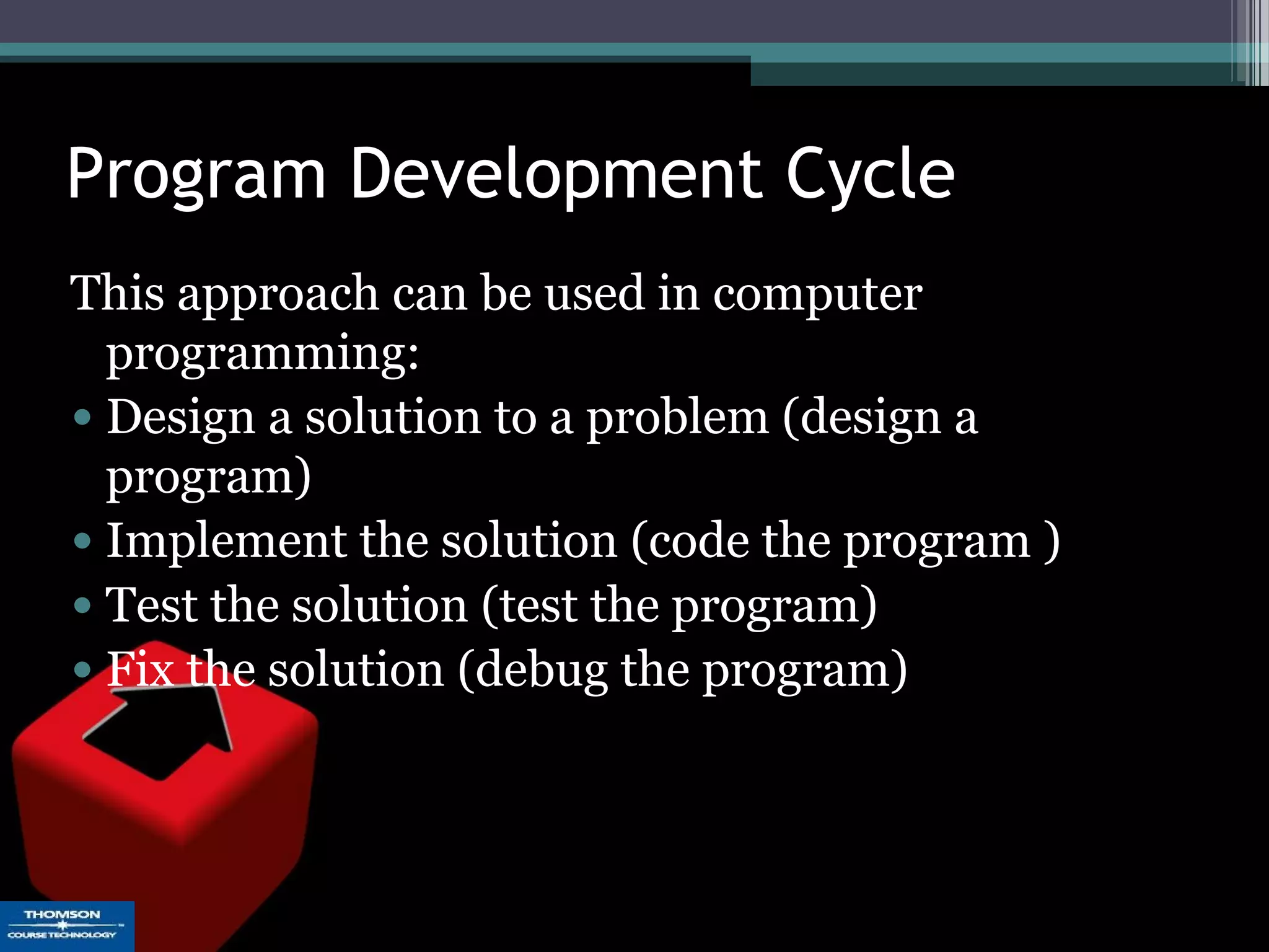 Grade 10 program development cycle | PPT