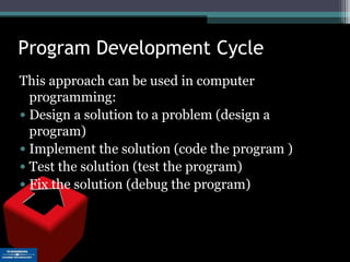 Grade 10 program development cycle | PPT