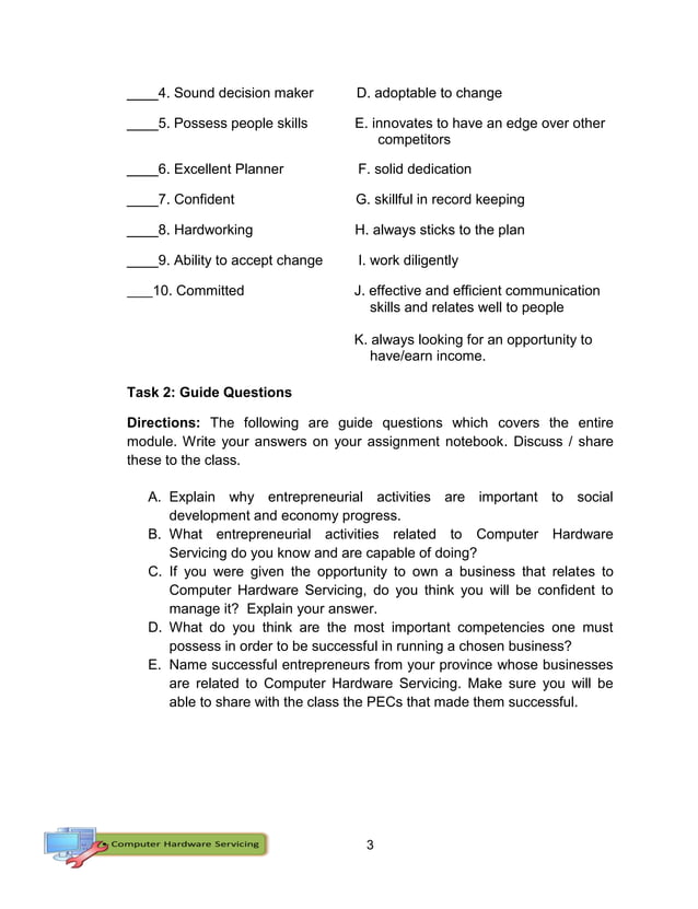 K-12 Module in TLE - ICT Grade 10 [All Gradings] | PDF