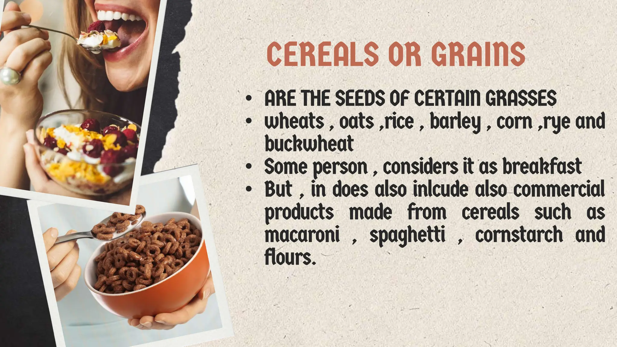 GRADE 10- TLE SECOND QUARTER LESSON 1 PREPARING CEREAL AND STARCH ...
