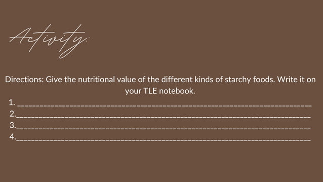 GRADE 10- TLE SECOND QUARTER LESSON 1 PREPARING CEREAL AND STARCH ...