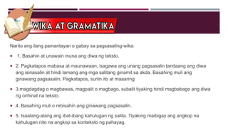 filipino grade 10 ikatlong markahang pagtatalkay | PPT
