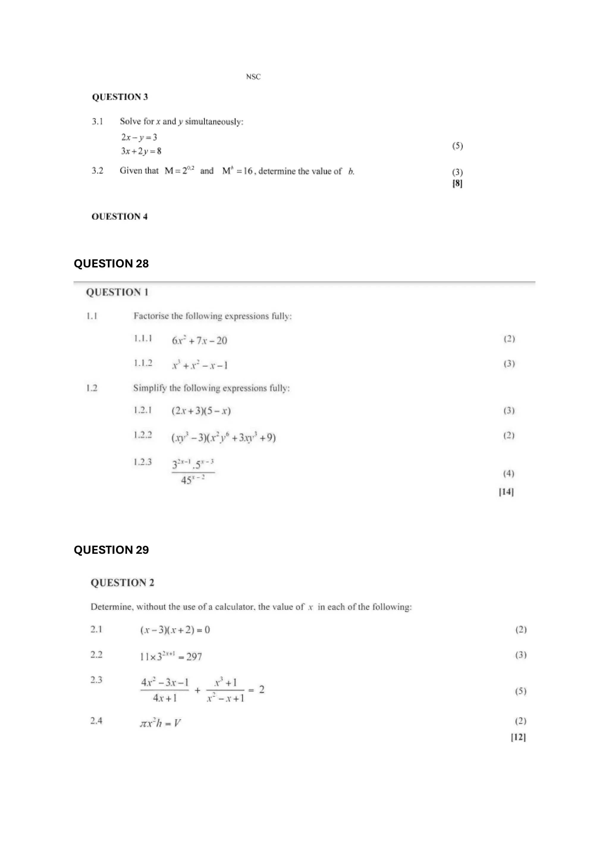 GRADE 10 MATHEMATICS ALGEBRA QUESTIONS.pdf