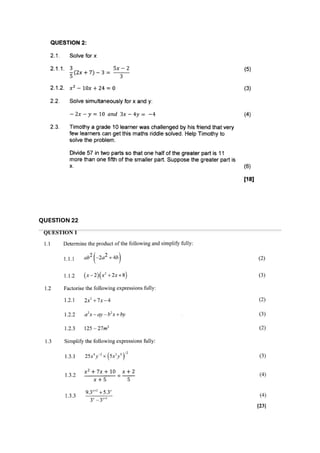 GRADE 10 MATHEMATICS ALGEBRA QUESTIONS.pdf