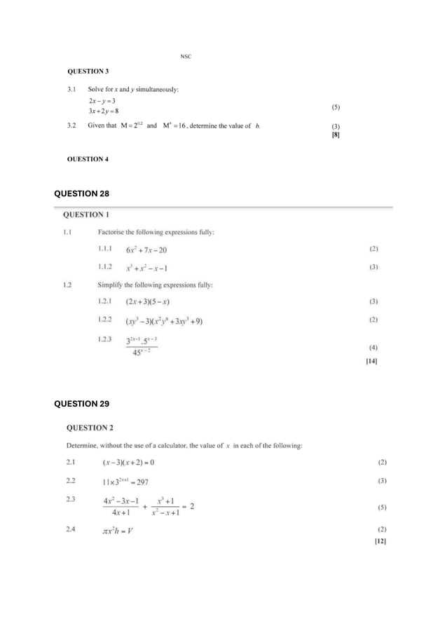 GRADE 10 MATHEMATICS ALGEBRA QUESTIONS.pdf