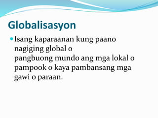 AP 10 Mga Isyung Pang-Ekonomiya | PPTX