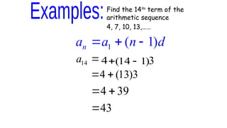 GRADE 10 arithmetic sequence power.pptx | Real Estate Renting and Leasing | Real Estate