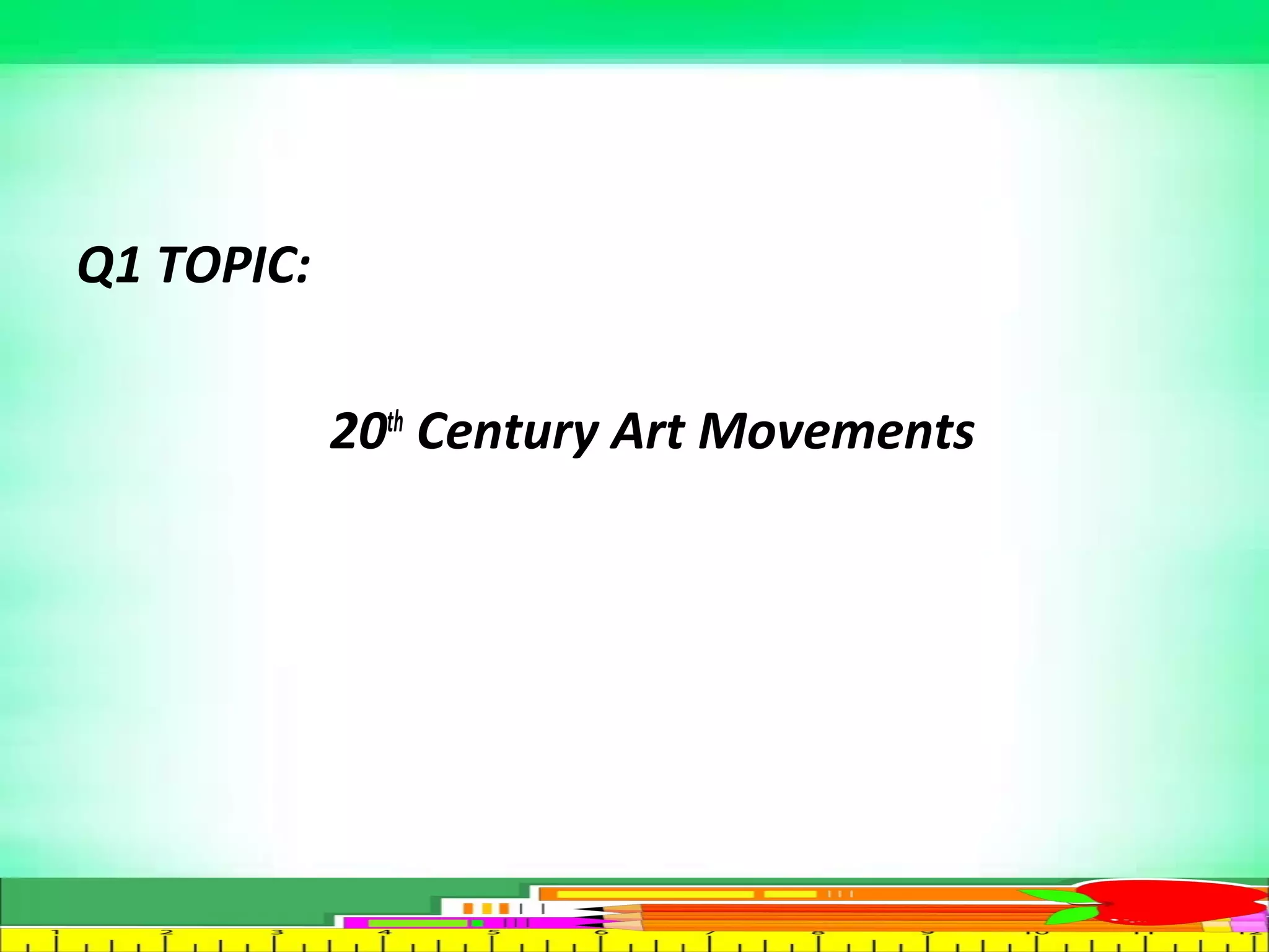 Grade 10 arts Quarter 1 | PPT