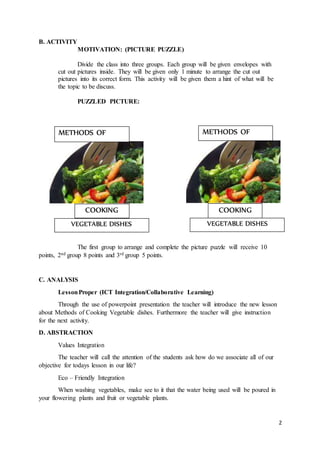 LP Cookery 10 - Prepare Vegetable Dish | DOCX