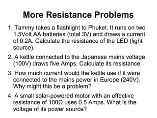 Electricity presentation (Grade 10) | ODP