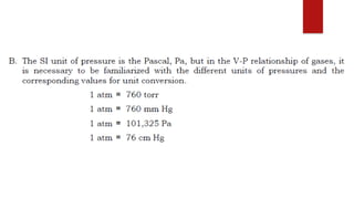 Boyle's Law -Pressure and Volume of gas relationship | PPTX