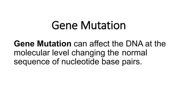 Grade 10 Lesson Mut.pptx | Genetics | Science