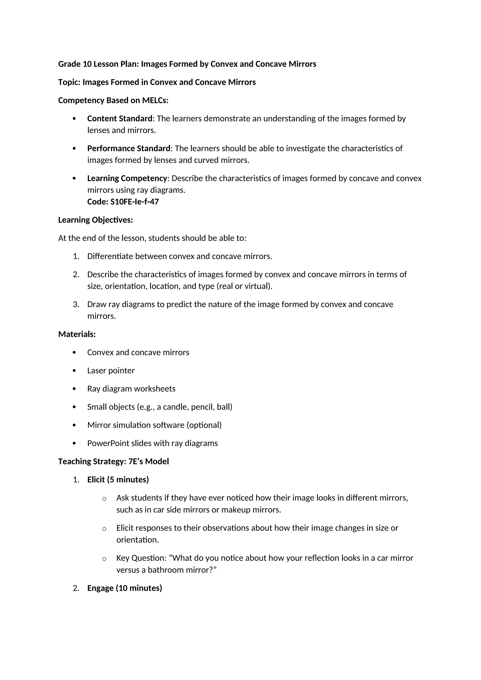 Lesson Grade 10 Lesson Plan Mirrors.docx
