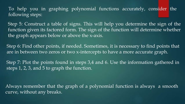 Grade 10 Math Lesson 2 3 Graphs Of Polynomial Functions Pptx