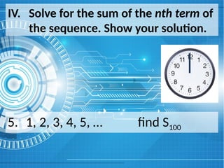 Grade 10 Mathematics Quiz Reviewer for Sequence and Series.pptx