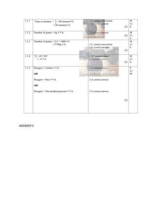 Grade 10 Math Literacy: Measurements and Conversions Answer Key | PDF