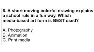 grade 10 media arts and design digital and technology arts | PPTX