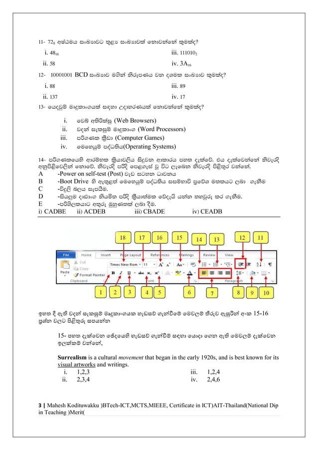 Grade10 ICT model Paper | PDF