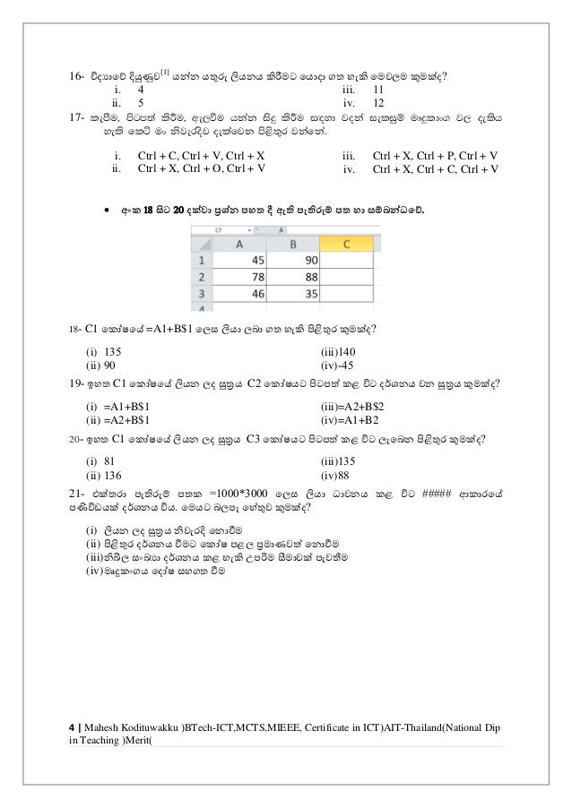 Grade10 ICT model Paper