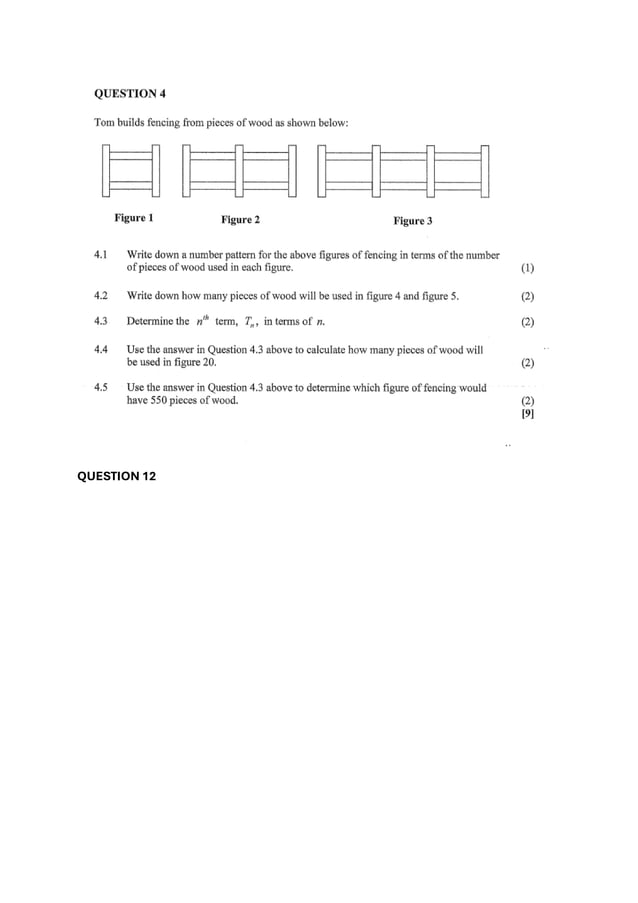GRADE 10M NUMBER PATTERNS QUESTIONS .pdf