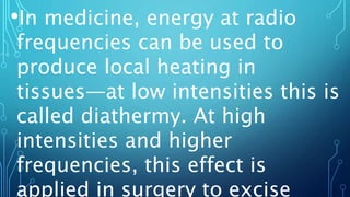Effects of electromagnetic radiation on living things and environment ...