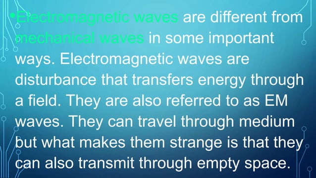 Effects of electromagnetic radiation on living things and environment ...
