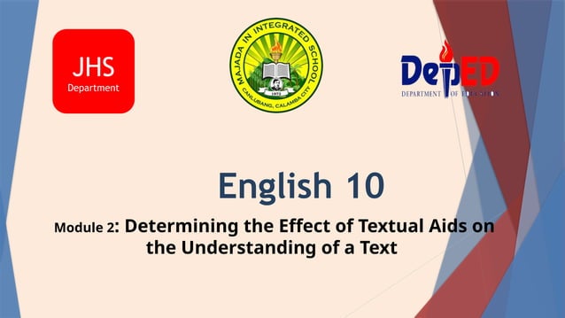 Grade 10 ppt Week 2 textual aids powerpoint pptx | PPTX
