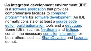 GRADE 10 SSP IDE.pptx | Computing | Technology & Computing
