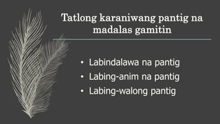 Grade 10 ( tula at elemento nito) | PPTX